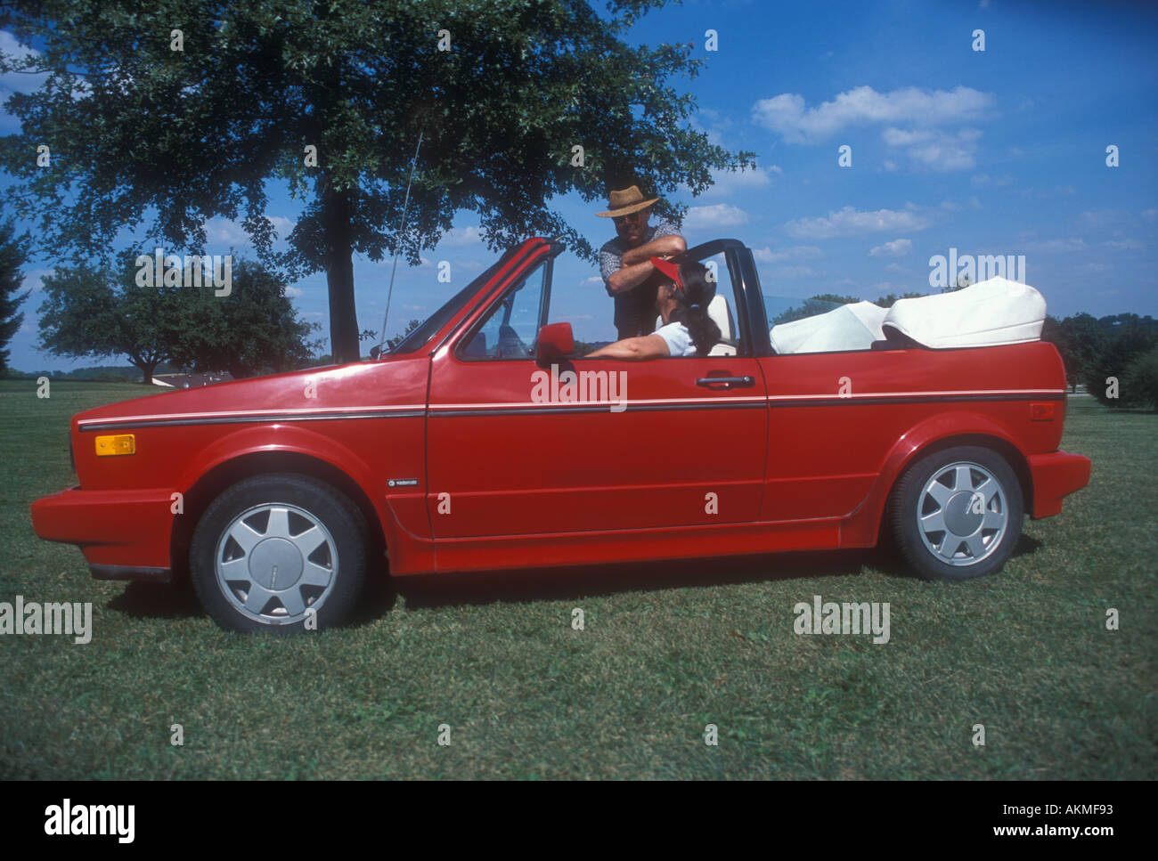 Red convertible hi-res stock photography and images - Alamy