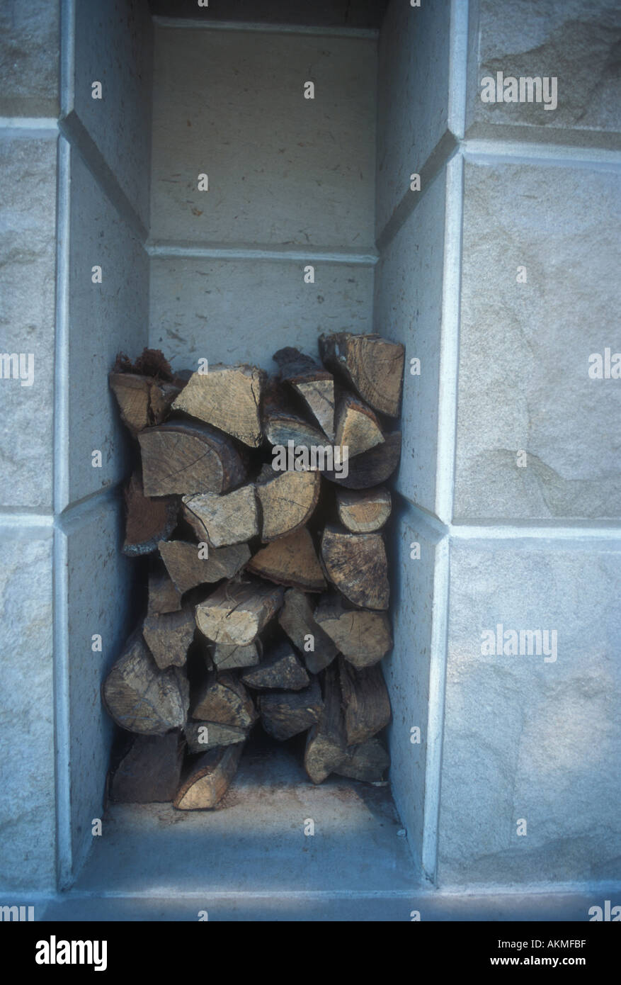 Stack of Firewood Stock Photo - Alamy