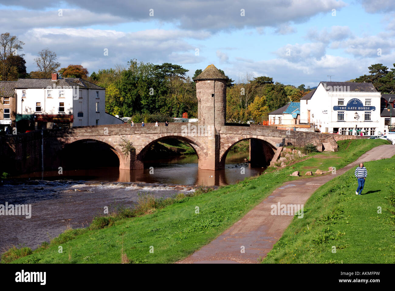 Monmouth river bridge hi-res stock photography and images - Alamy