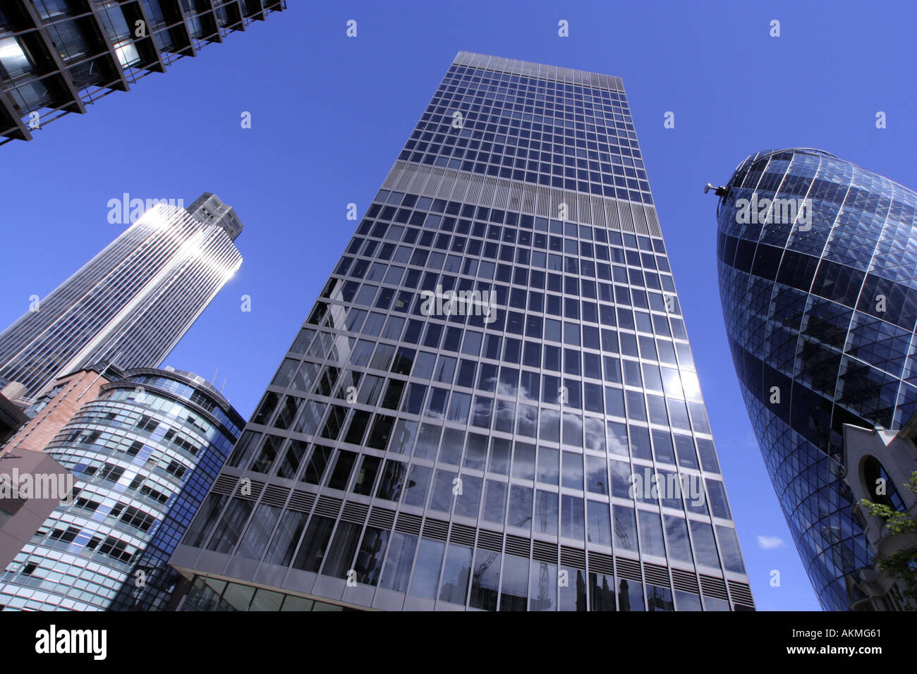 Financial district in City of London UK Stock Photo - Alamy