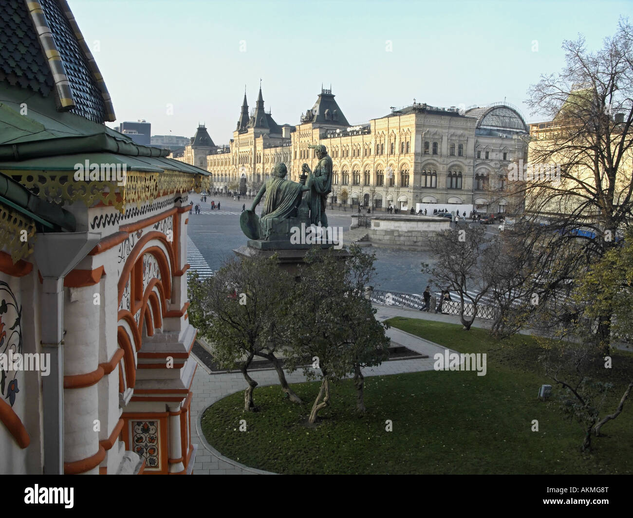 RUSSIA MOSCOW Revolution Square Ploshchad Revolutsii seen from S ...