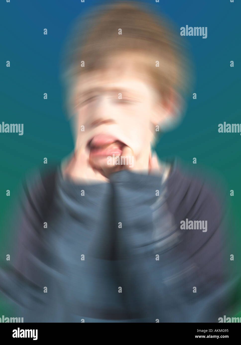 boy pulling a funny face Stock Photo - Alamy