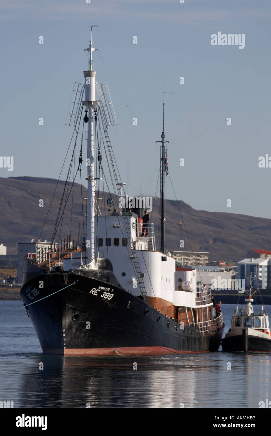 Whaling Trawler, Hvalur 9 Stock Photo - Alamy