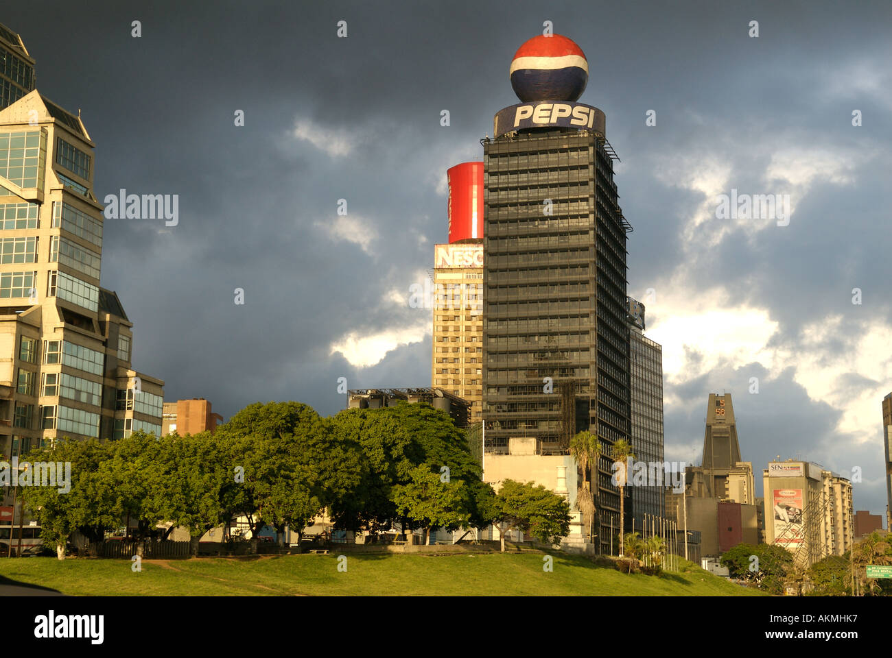 The Pepsi Building in Caracas Venezuela Stock Photo - Alamy