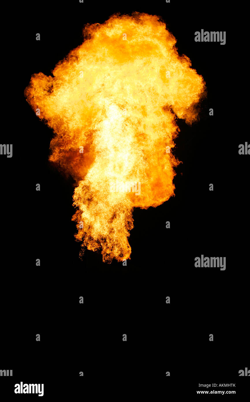 gas fireball at southbank yarra river melbourne australia Stock Photo ...