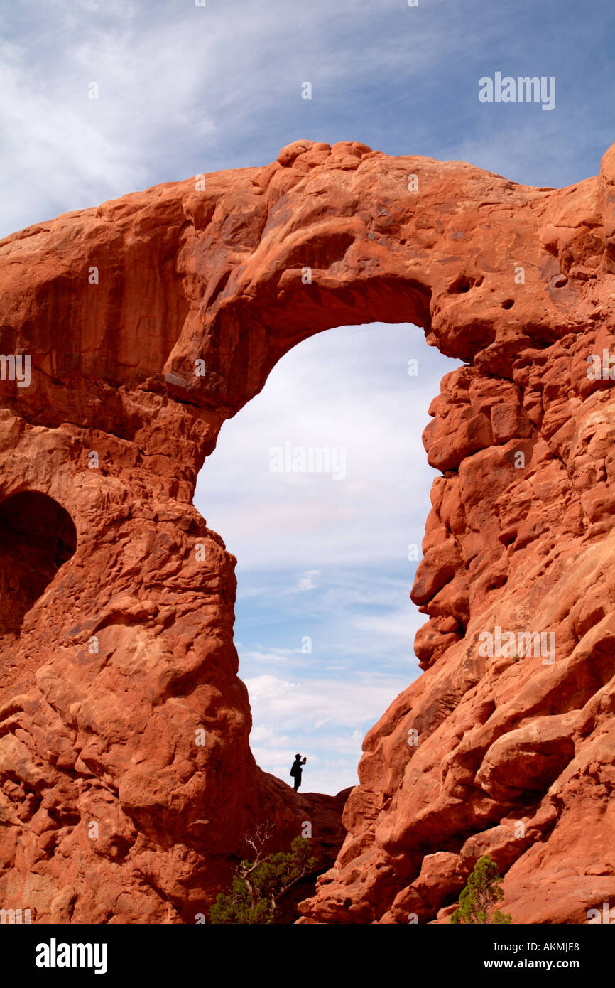 Turret Arch at Arches National Park Outside of Moab Utah USA 2 Stock ...
