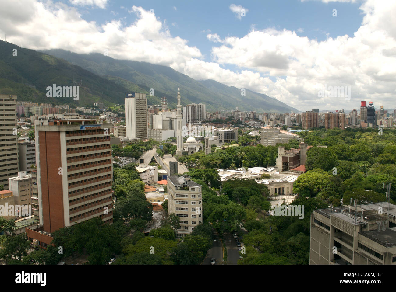 The skyline of Caracas Venezuela Stock Photo - Alamy