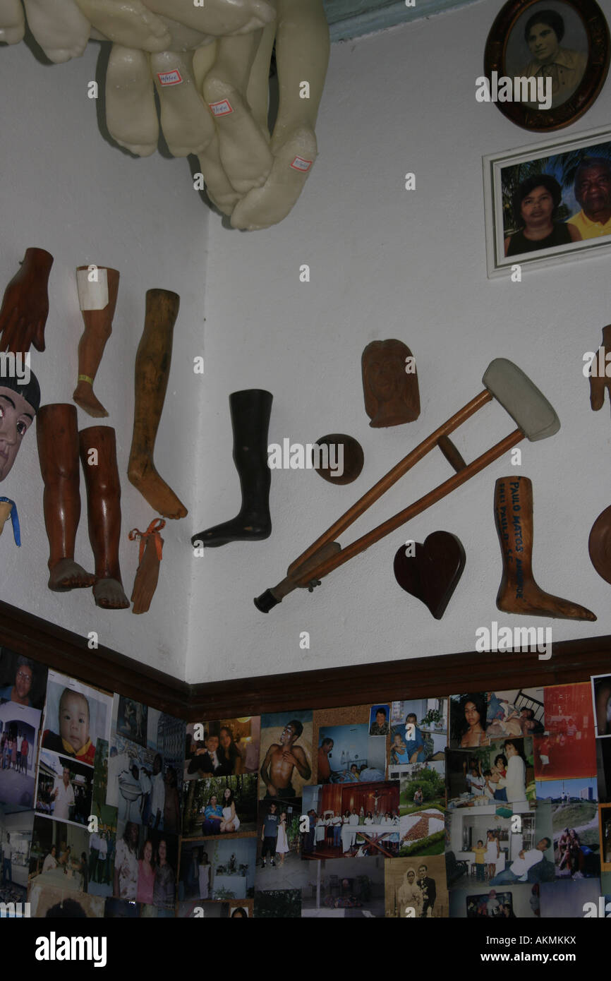 Collection of photos and plastic body parts given to the chuch of ...