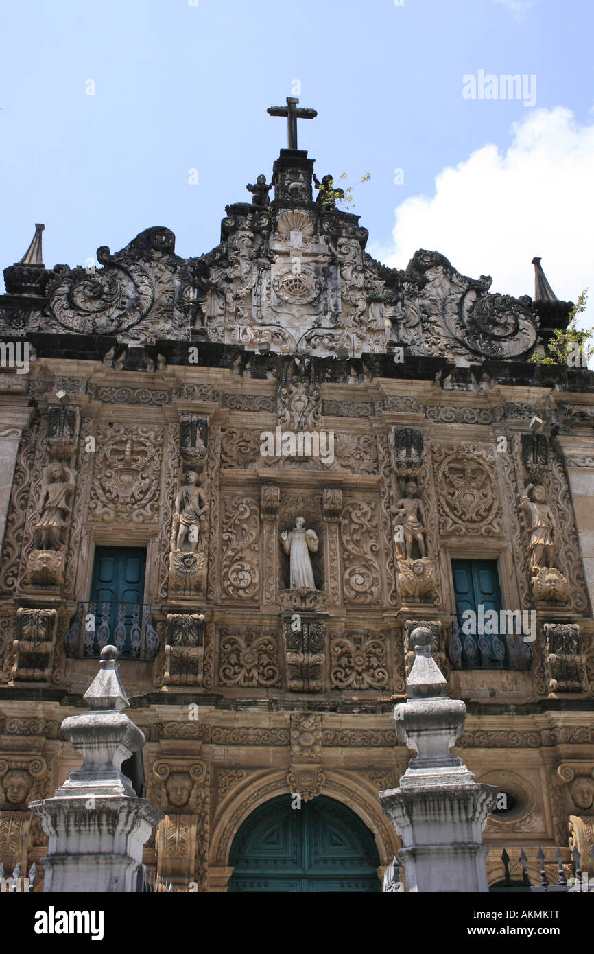 Facade of the Ordem Terceira do Sao Francisco church built in 1702 ...