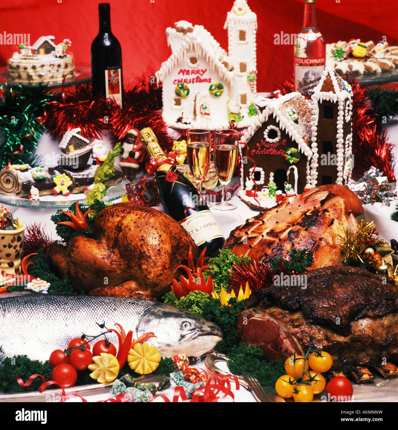 Christmas feast hi-res stock photography and images - Alamy