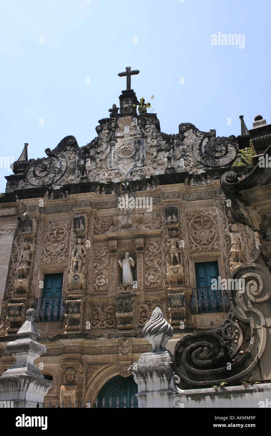Facade of the Ordem Terceira do Sao Francisco church built in 1702 ...