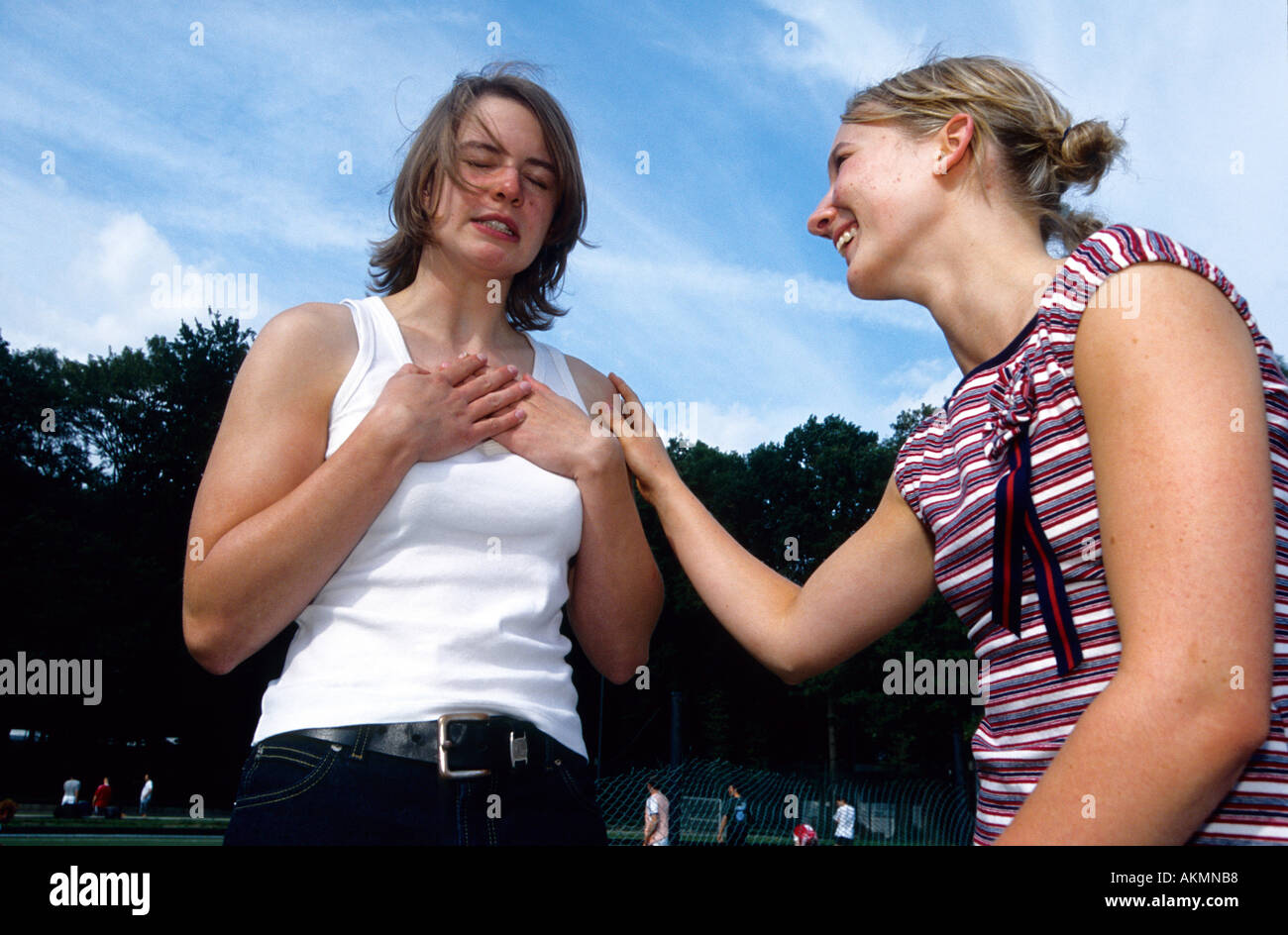 Portrait tow girls hi-res stock photography and images - Alamy