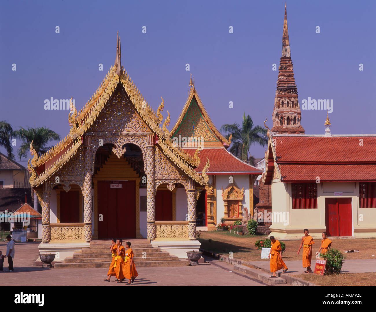 Thailand Lamphun Wat Phra That Haripunchai Stock Photo - Alamy
