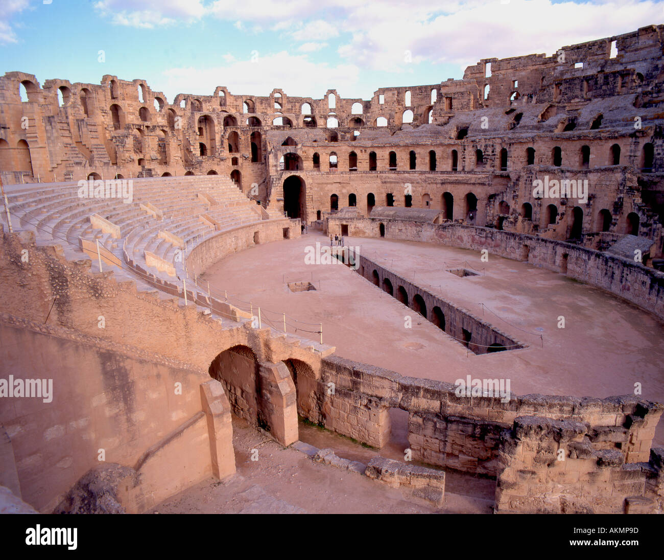 Tunisia El Jem Roman Amphitheatre Stock Photo - Alamy