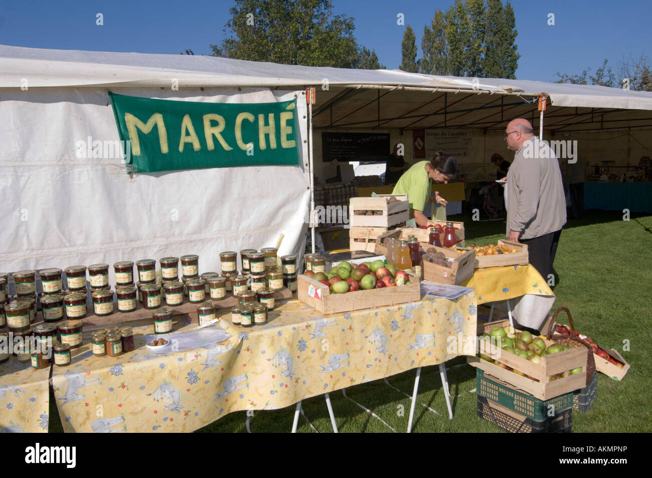 Market Normandy France Stock Photo - Alamy