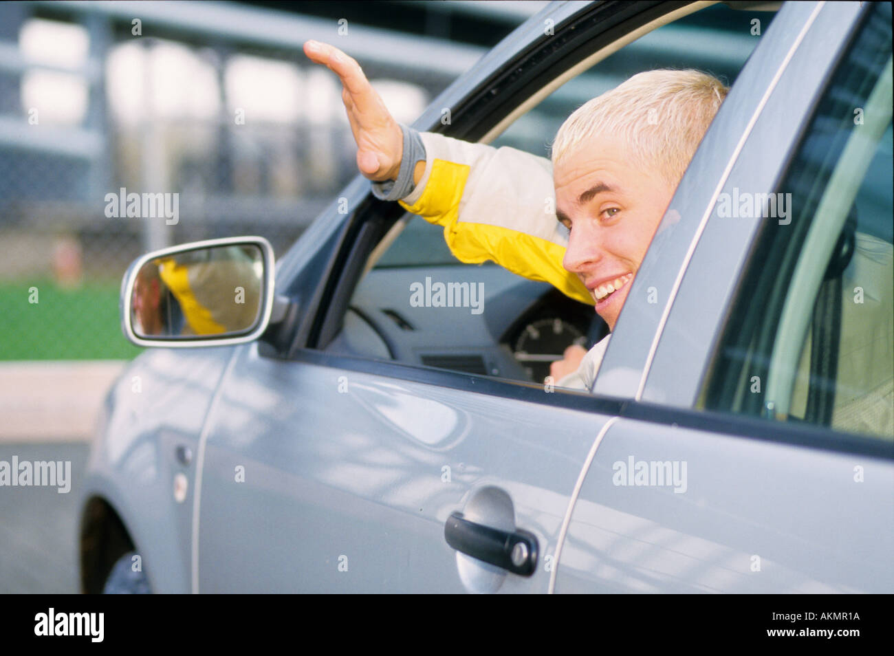Gesture waving germany hi-res stock photography and images - Alamy