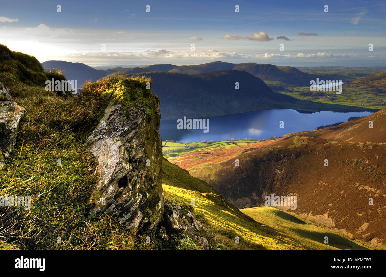 view of crummock water Stock Photo - Alamy