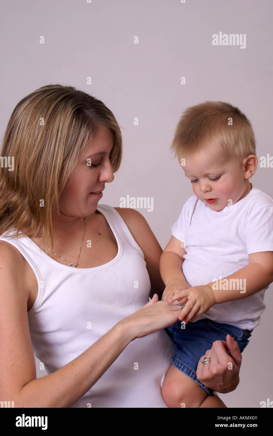 Baby learning something hi-res stock photography and images - Alamy