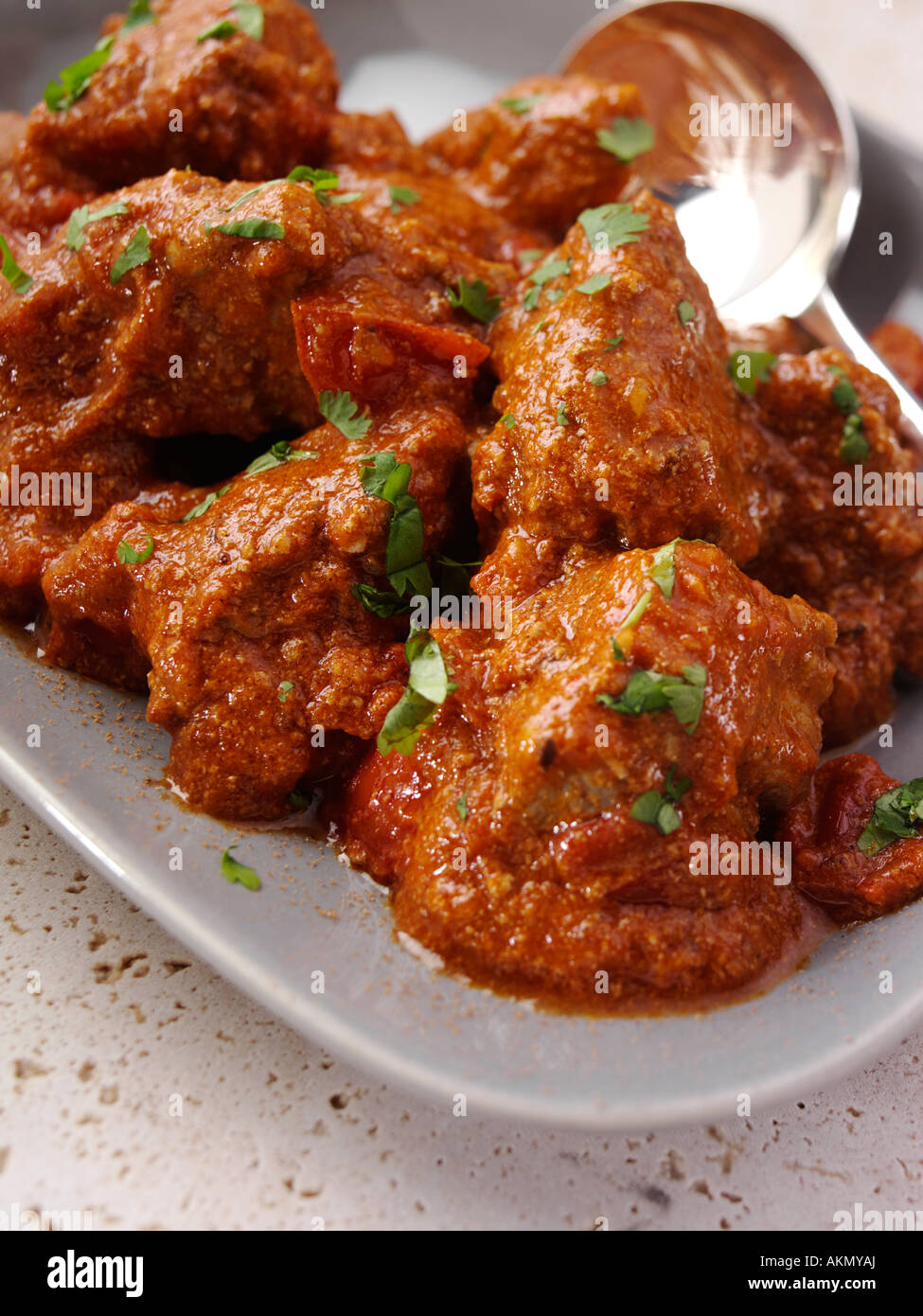A dish of indian Rogan Josh editorial food Stock Photo - Alamy