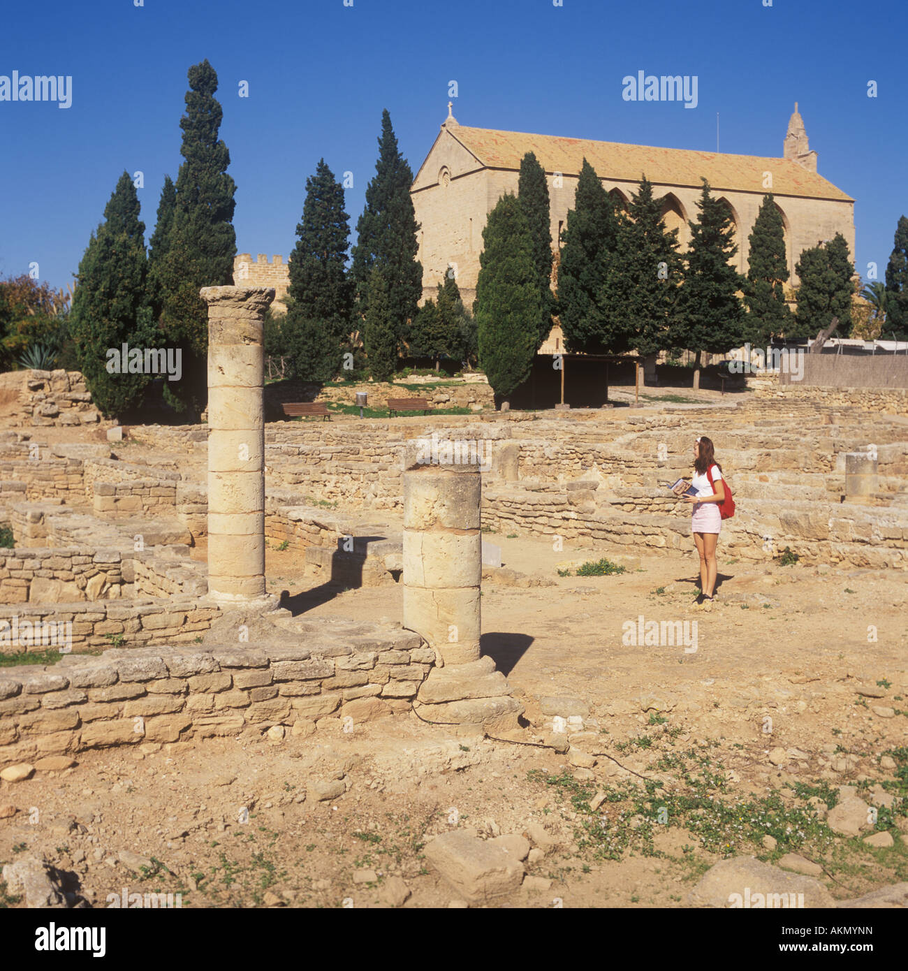 Well preserved remains of the Roman Town of Pollentia at Alcudia Old ...