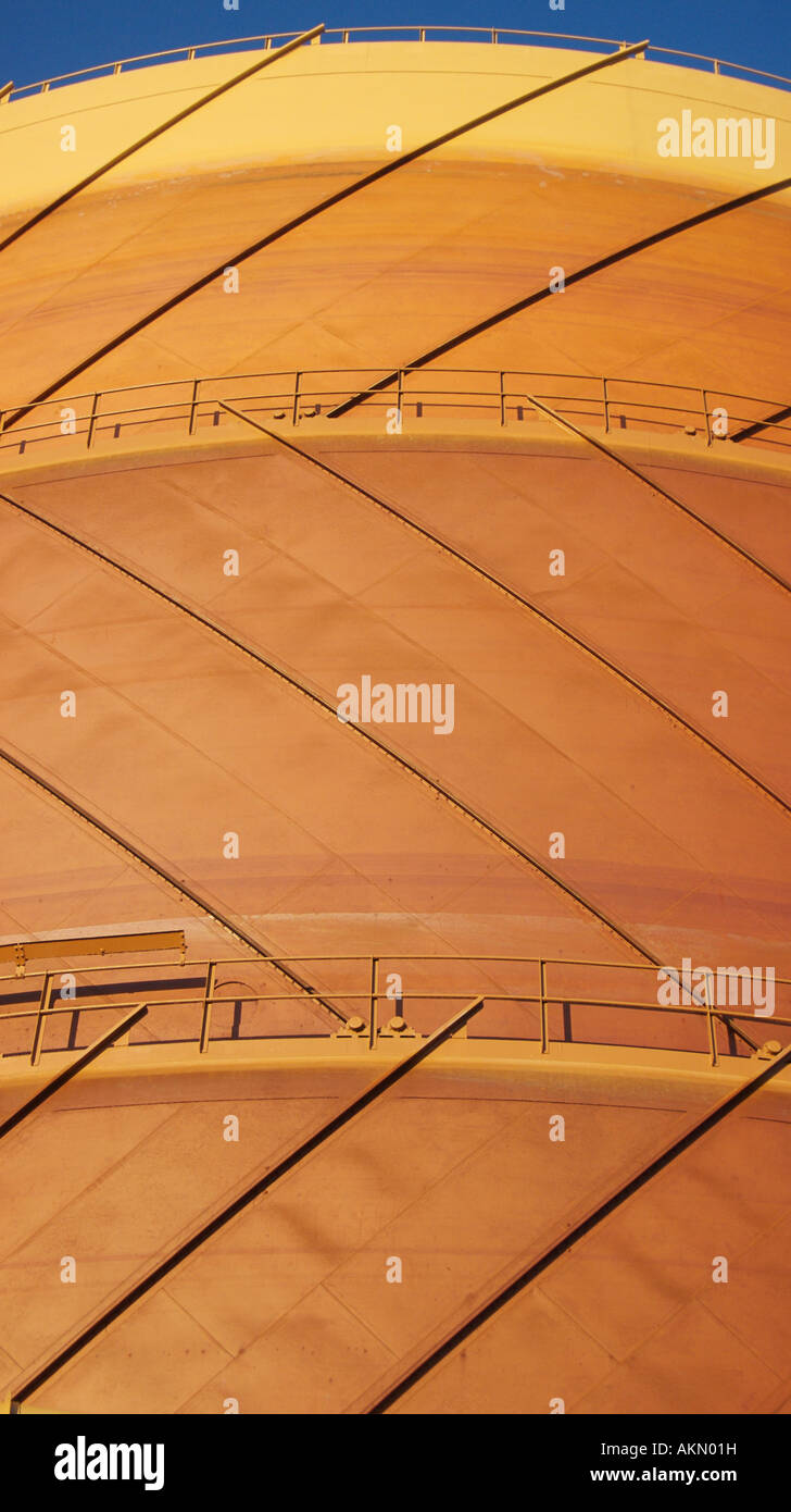 Gasometer Gas works Municipal storage containers for natural gas London ...