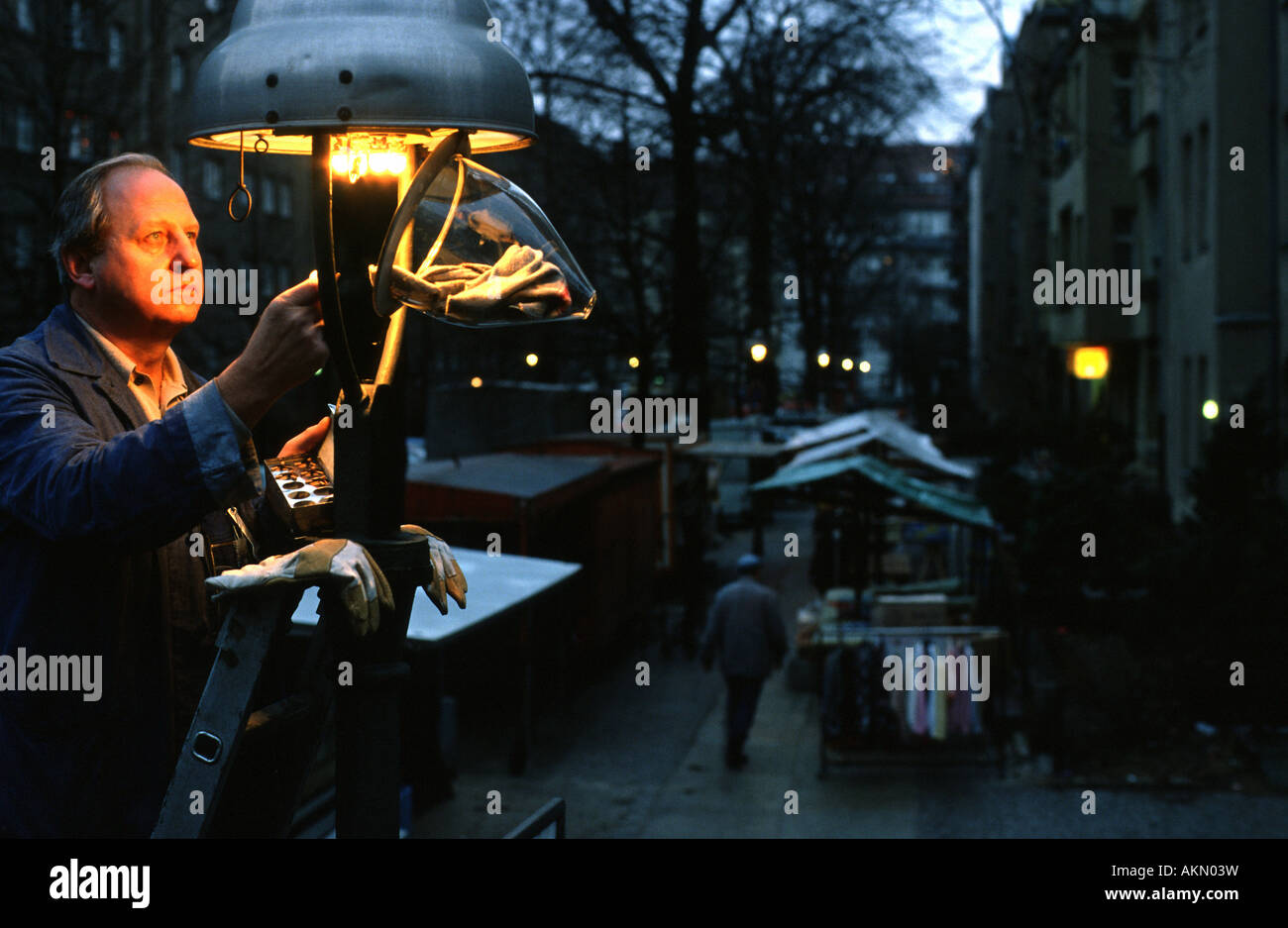 Berlin germany street cleaning hi-res stock photography and images - Alamy