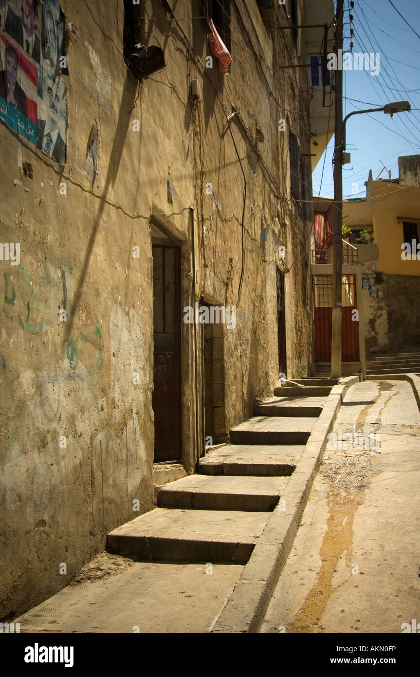 Narrow street tripoli Lebanon Stock Photo - Alamy