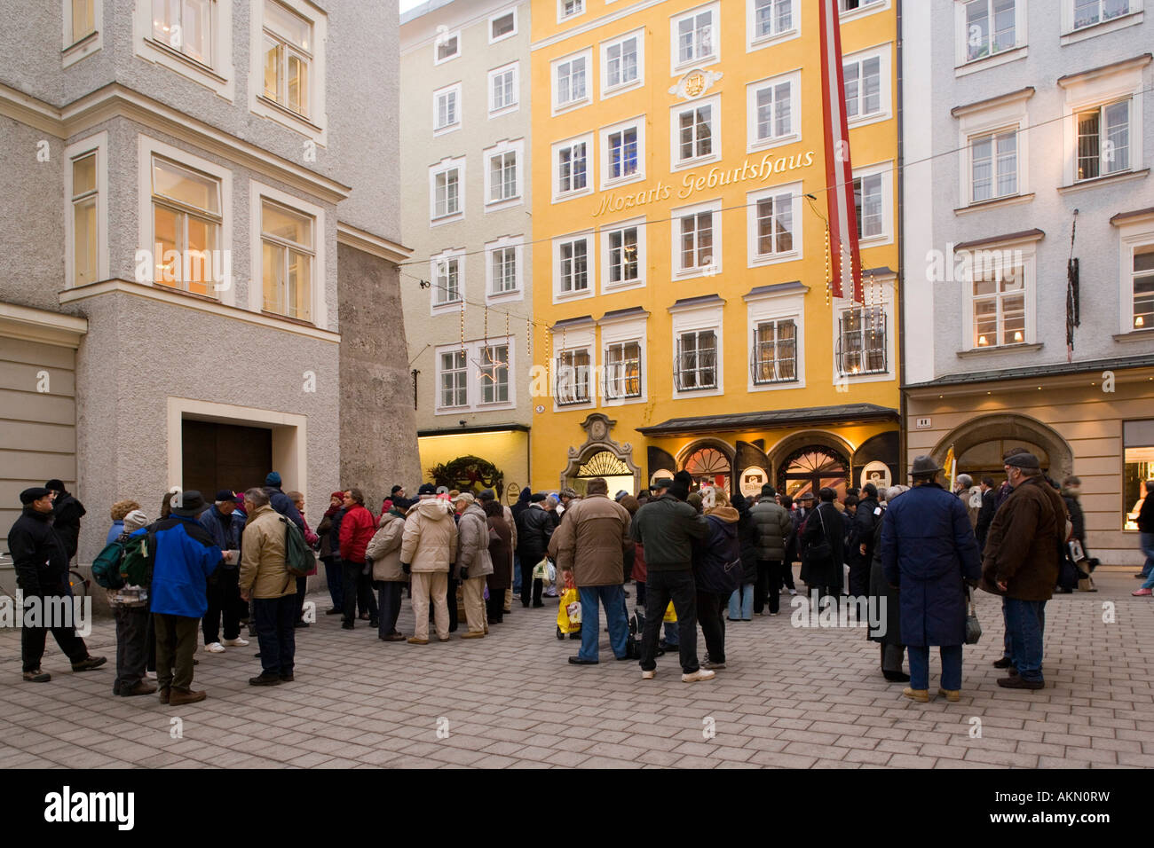 Mozart s birthplace in the Getreidegasse Wolfgang Amadeus Mozart ...