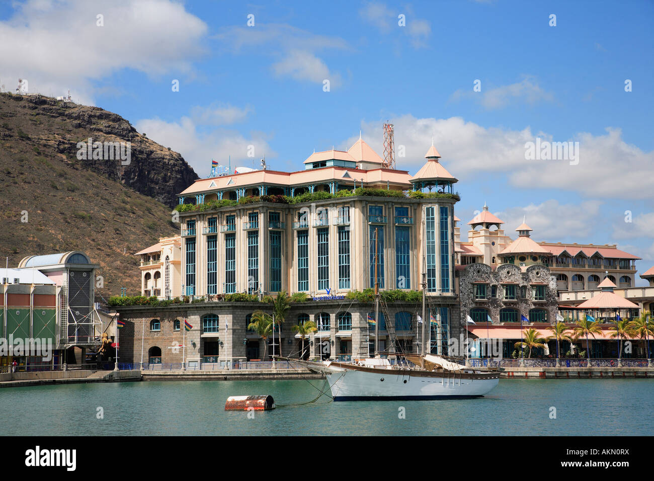 Mauritius Port Louis Le Caudan Waterfront Stock Photo - Alamy