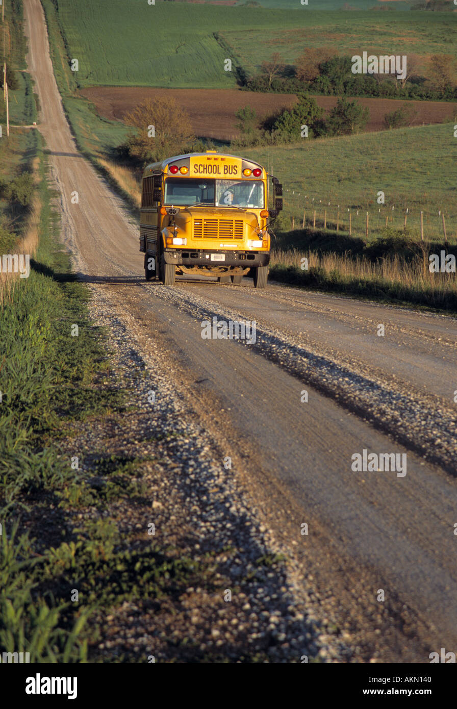 Waiting for school bus rural High Resolution Stock Photography and ...