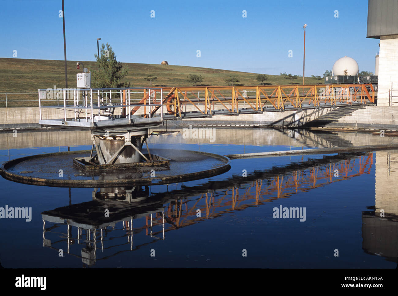 Water treatment facility Stock Photo - Alamy