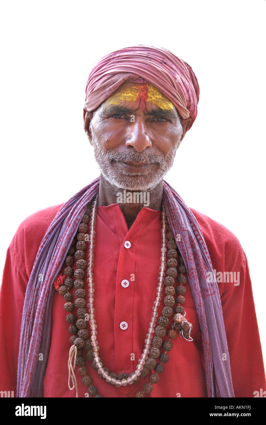 Holy man sadhu hand up hi-res stock photography and images - Alamy