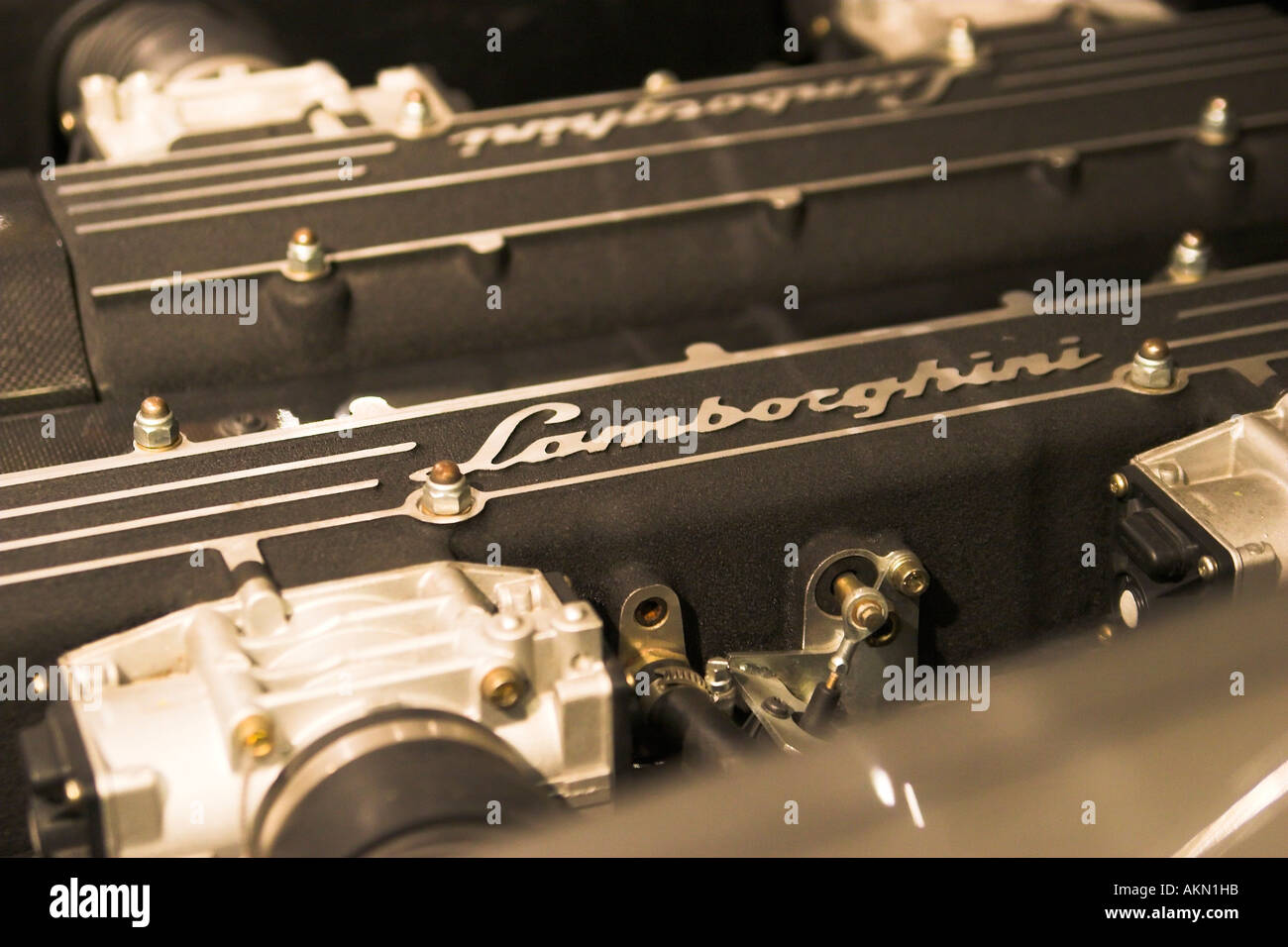 Lamborghini Murcielago Engine Stock Photo - Alamy