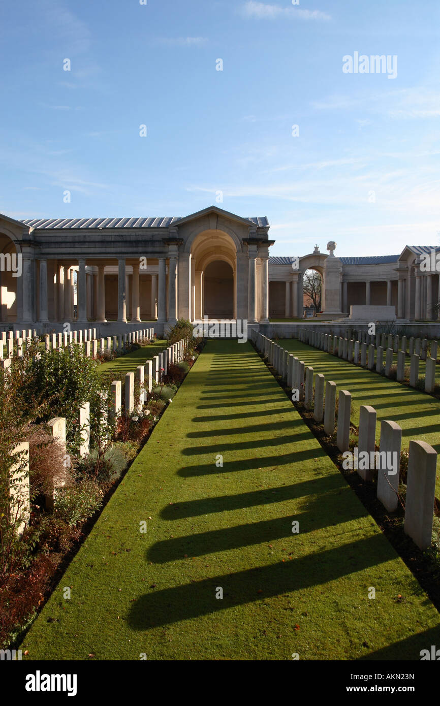 First World War cemetery at Arras in northern France Stock Photo - Alamy