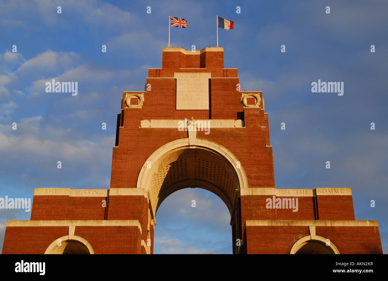 Thiepval Memorial, Somme World War One battlefield, France Stock Photo ...