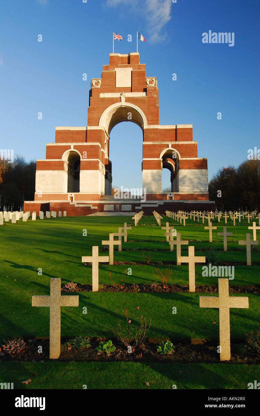 Thiepval Memorial, Somme World War One battlefield, France Stock Photo ...