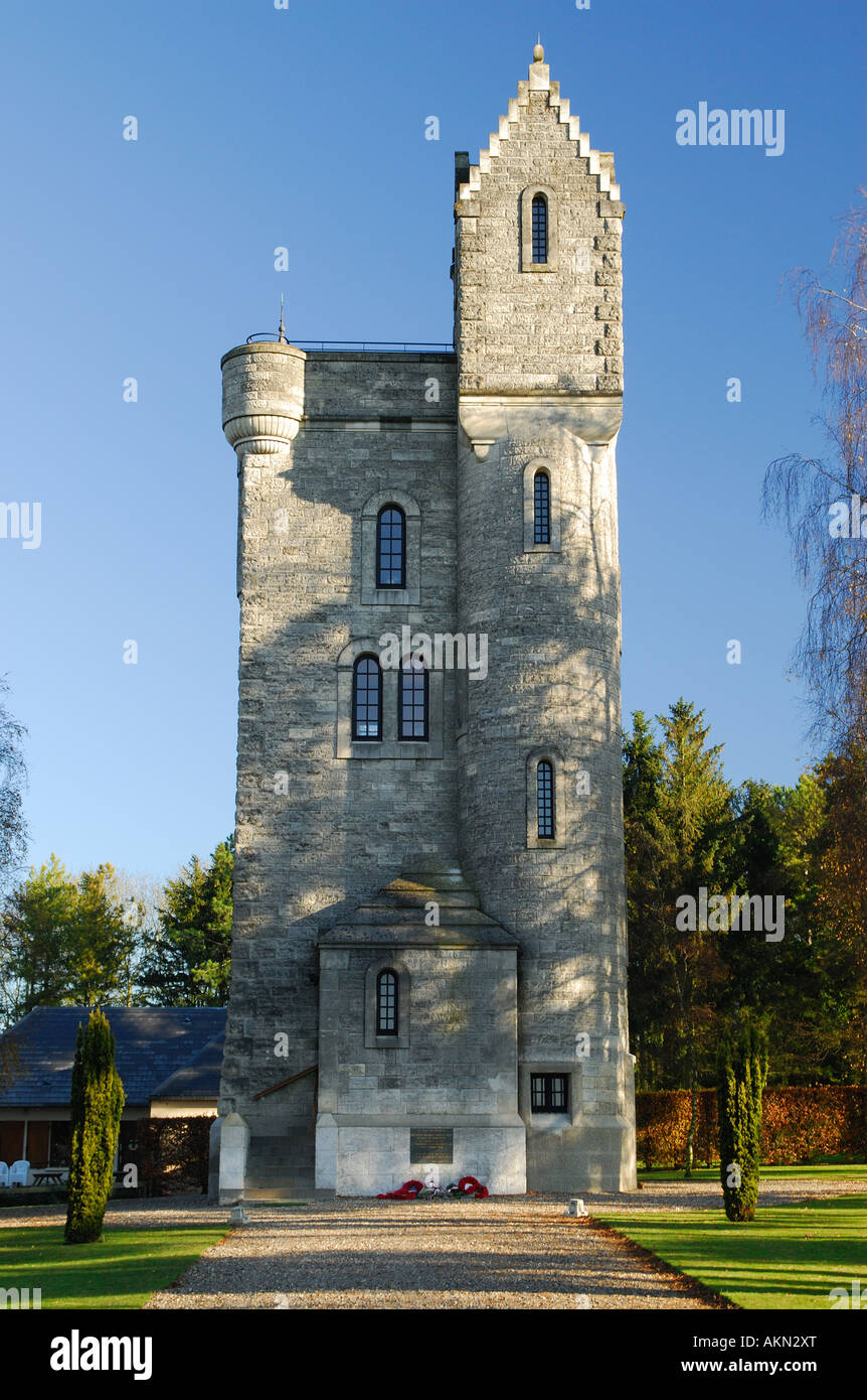 Ulster Tower Memorial, Somme battlefield, France Stock Photo - Alamy