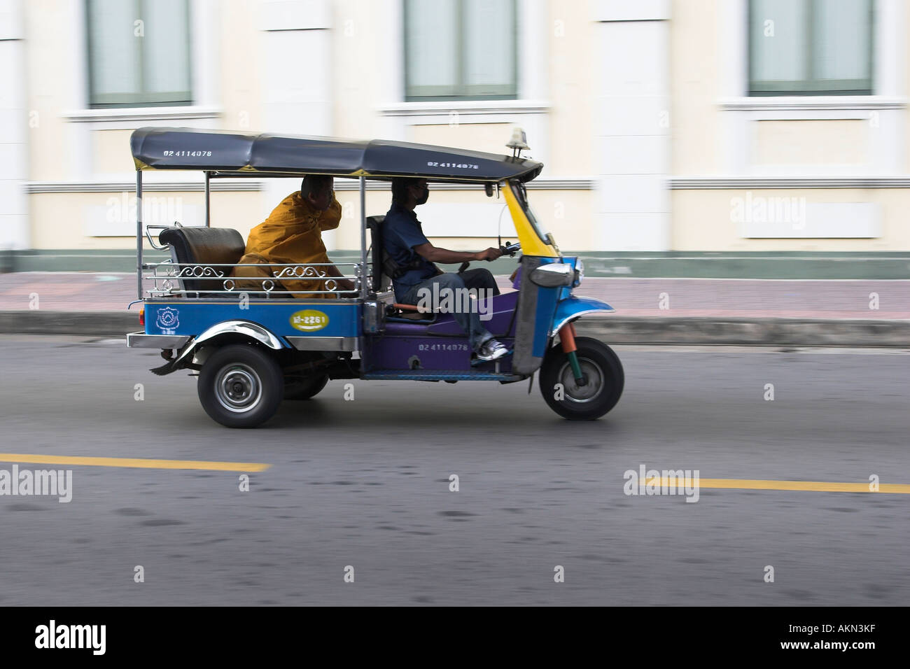 Monk And Tuk Tuk Driver High Resolution Stock Photography and Images ...