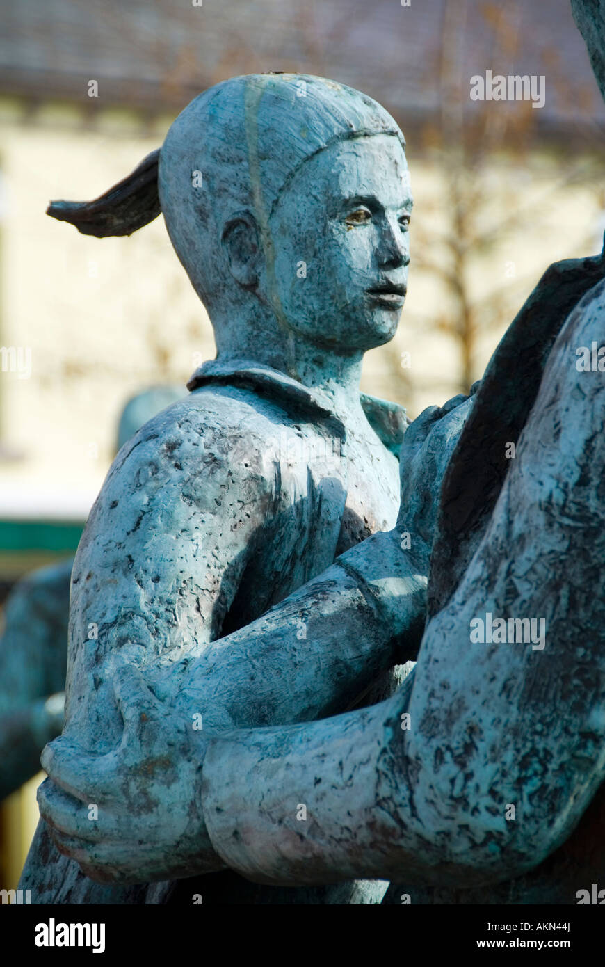 Sculptures of musicians and dancers at Lisdoonvarna, commemorating its ...