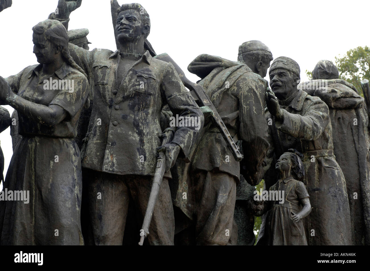 Monument to Russian Red Army in sofia Central Park Stock Photo - Alamy