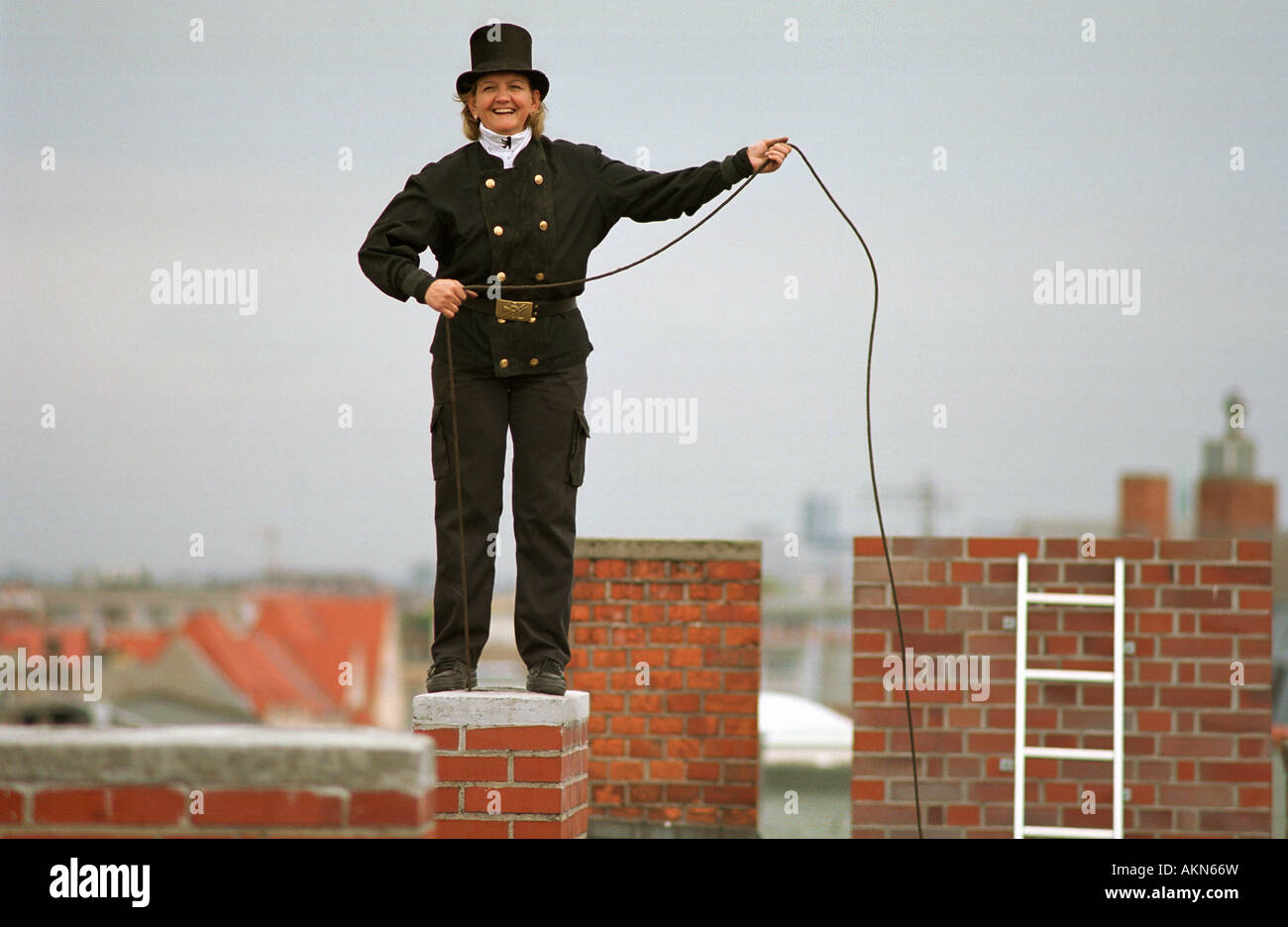 Female chimney sweep hi-res stock photography and images - Alamy