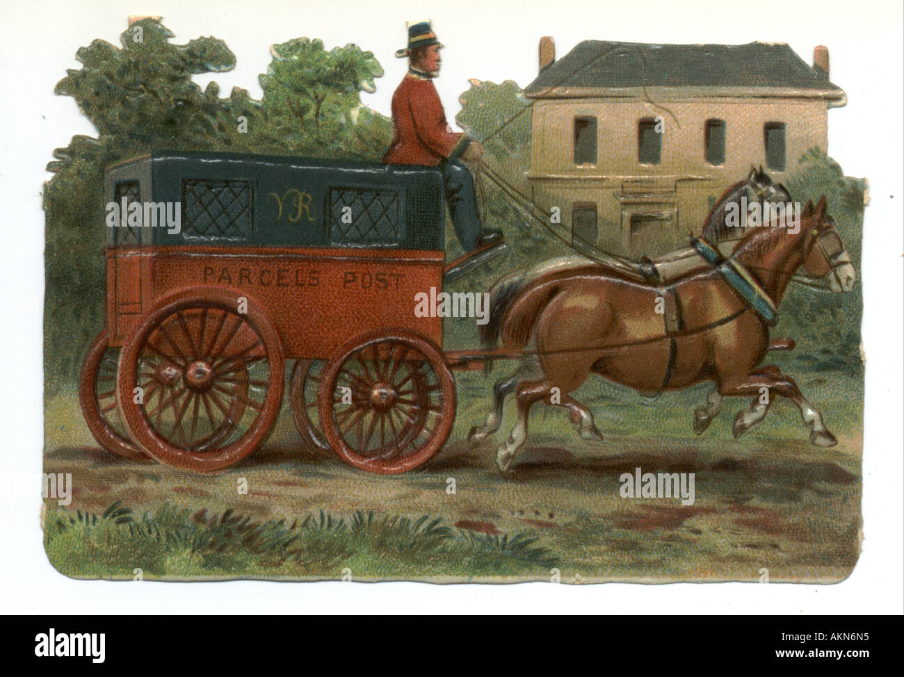 Parcel van rural hi-res stock photography and images - Alamy