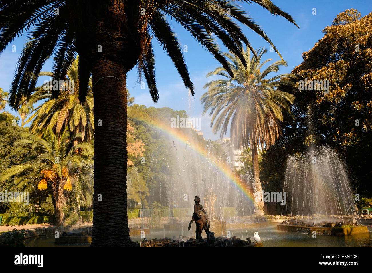 Italy, Sicily, Palermo, landscaped garden Stock Photo - Alamy