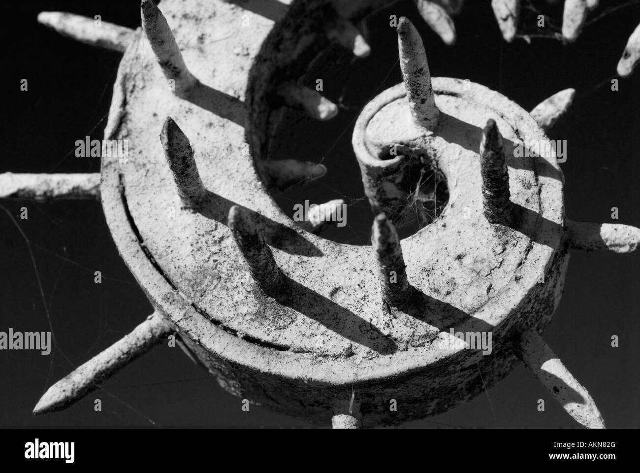 Curved spike Black and White Stock Photos & Images - Alamy