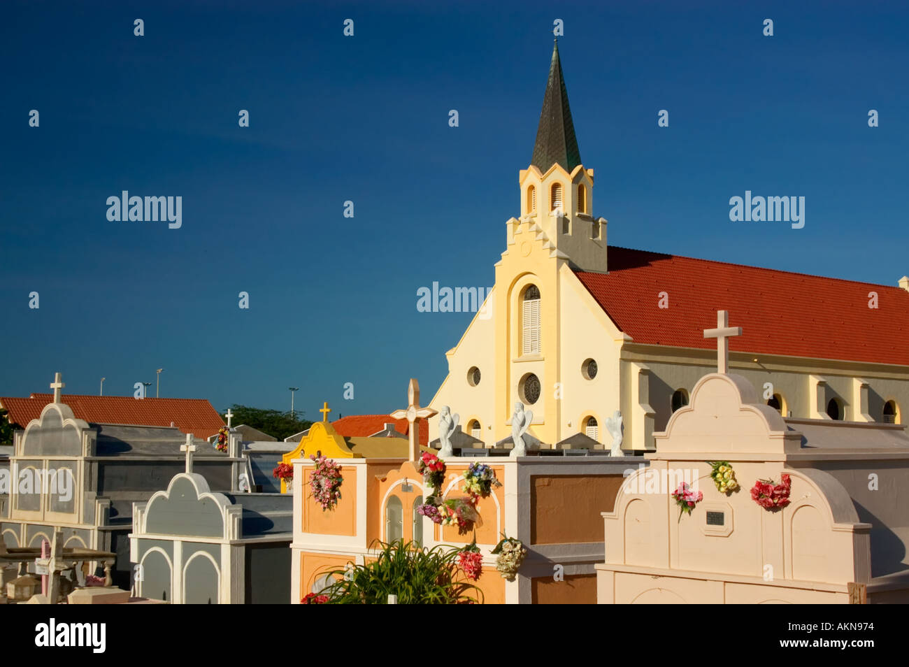 Santa Anna Church, Aruba, Lesser Antilles, Caribbean Stock Photo - Alamy