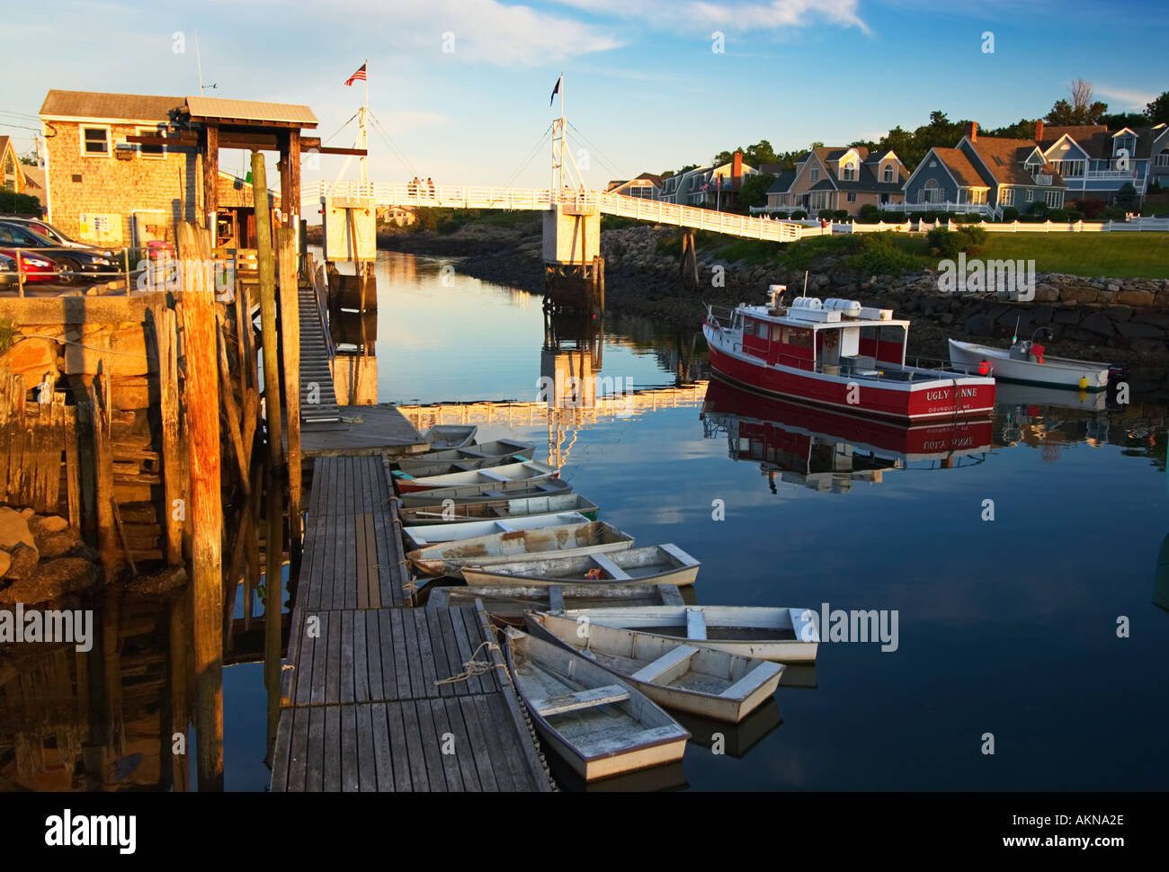 Perkins Cove Ogunquit York Maine United States Stock Photo Alamy
