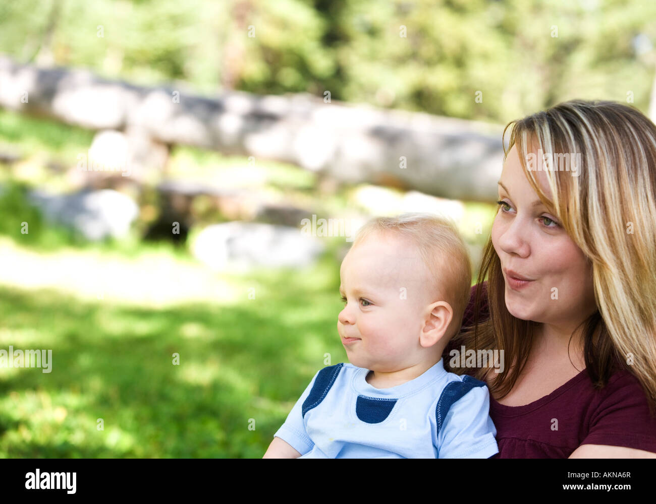 Mother and son Stock Photo - Alamy