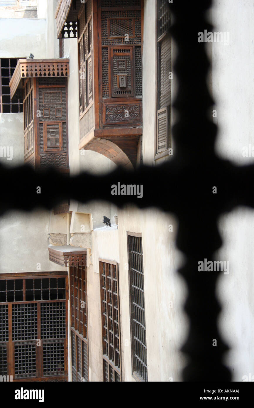 arabic islamic house windows Stock Photo - Alamy