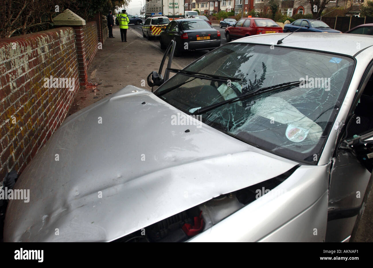 Car crash wall rta hi-res stock photography and images - Alamy