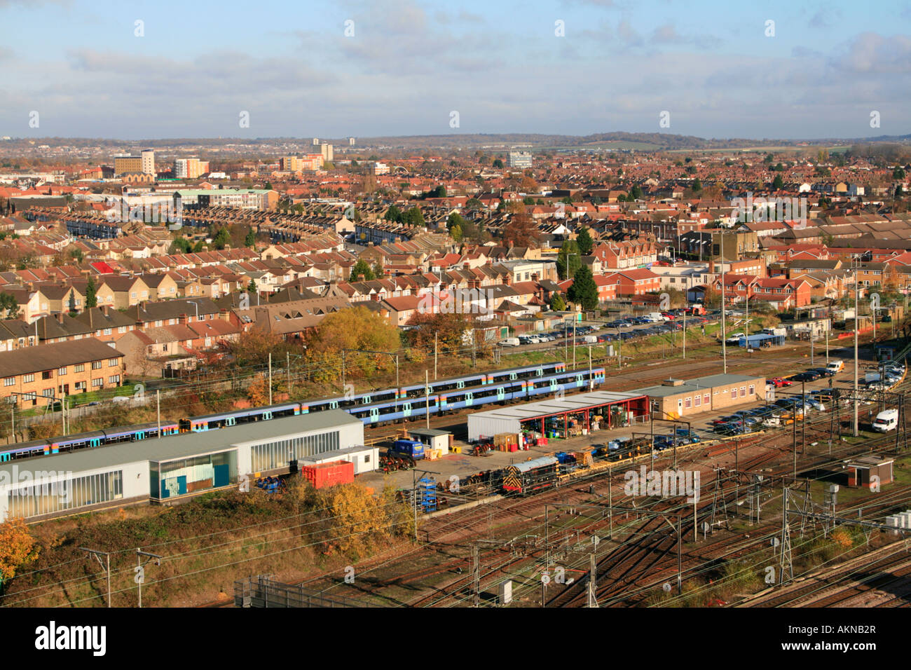 ilford town centre railway siding workshops railtrack east london essex ...